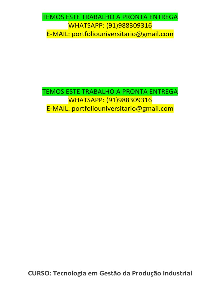 Gestão Da Producao Industrial Pdf Pdf Leite Queijo