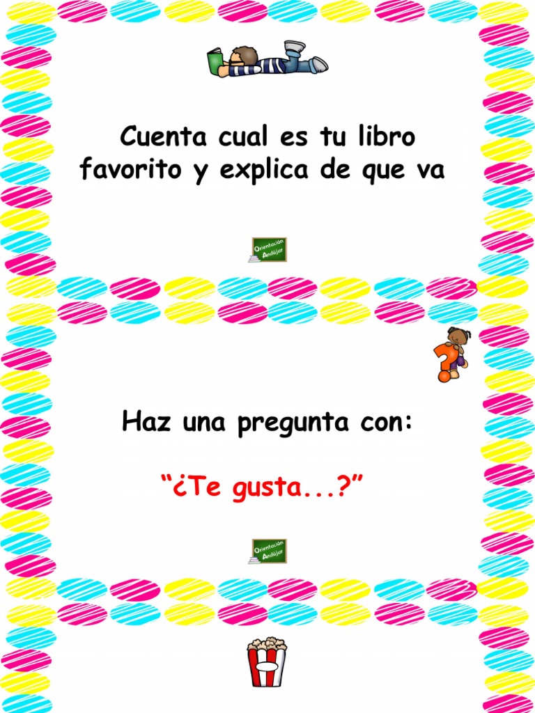 Tarjetas Conversación PDF | PDF