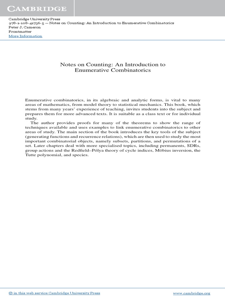 FGFDG | PDF | Combinatorics | Power Series