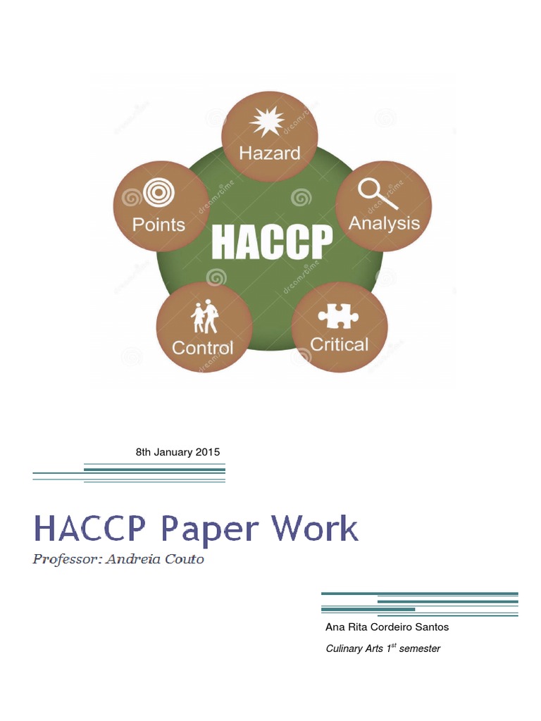 HACCP Work | PDF | Food Storage | Food Safety