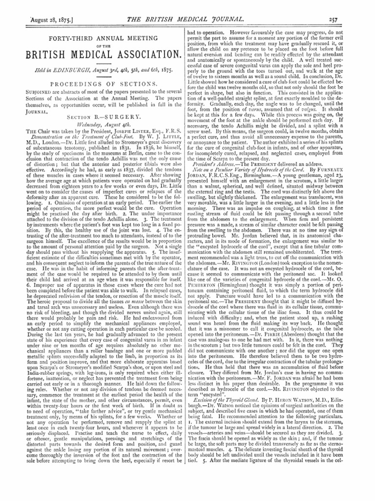 z1875 Caton (BMJ) Electric Currents of The Brain | PDF | Common Carotid ...