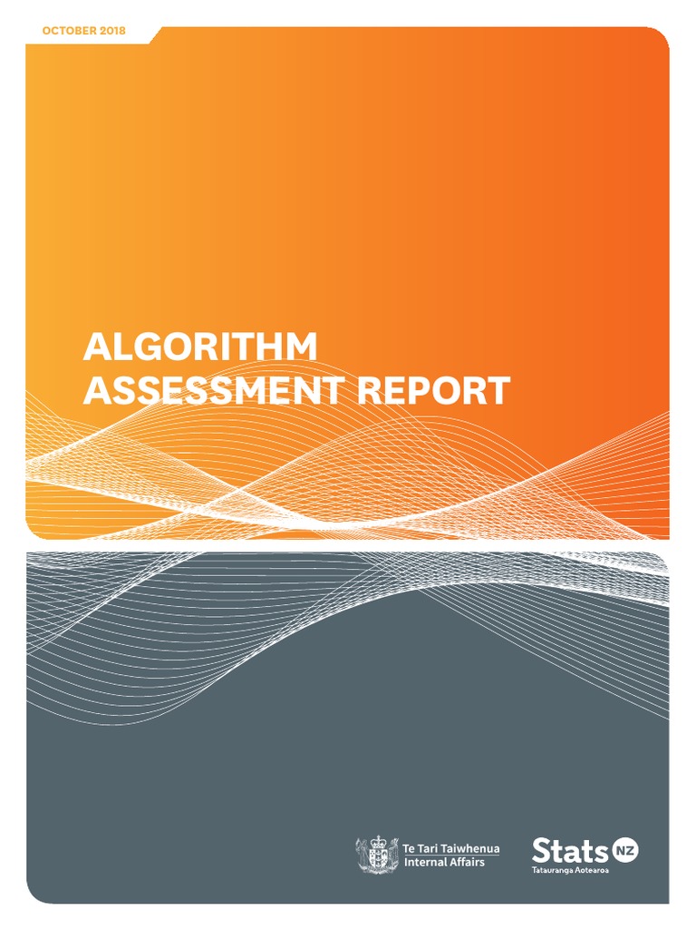 Algorithm Assessment Report Oct 2018 | PDF | Prediction | Taxes