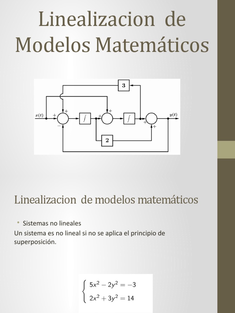 Linealizacion de Modelos Matemáticos | PDF | Linealidad | Gases