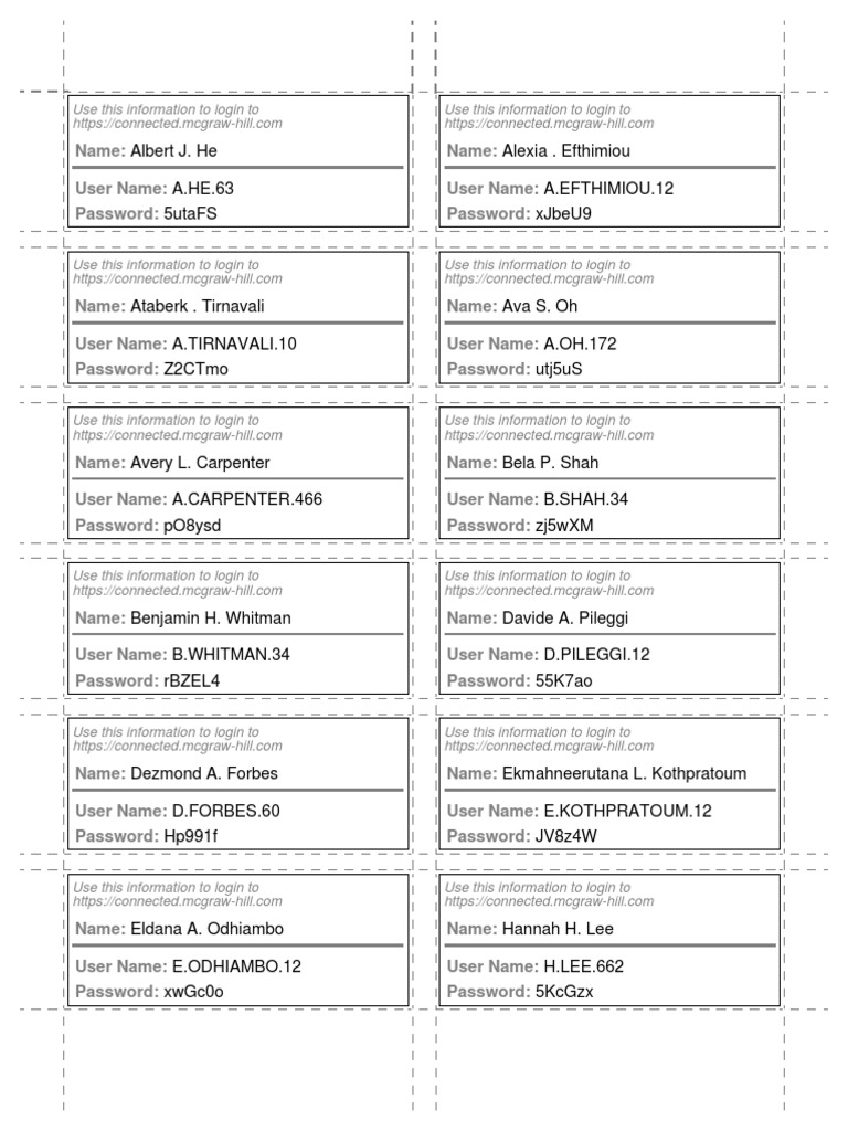 Connected Passwords | PDF | Computer Access Control | Access Control