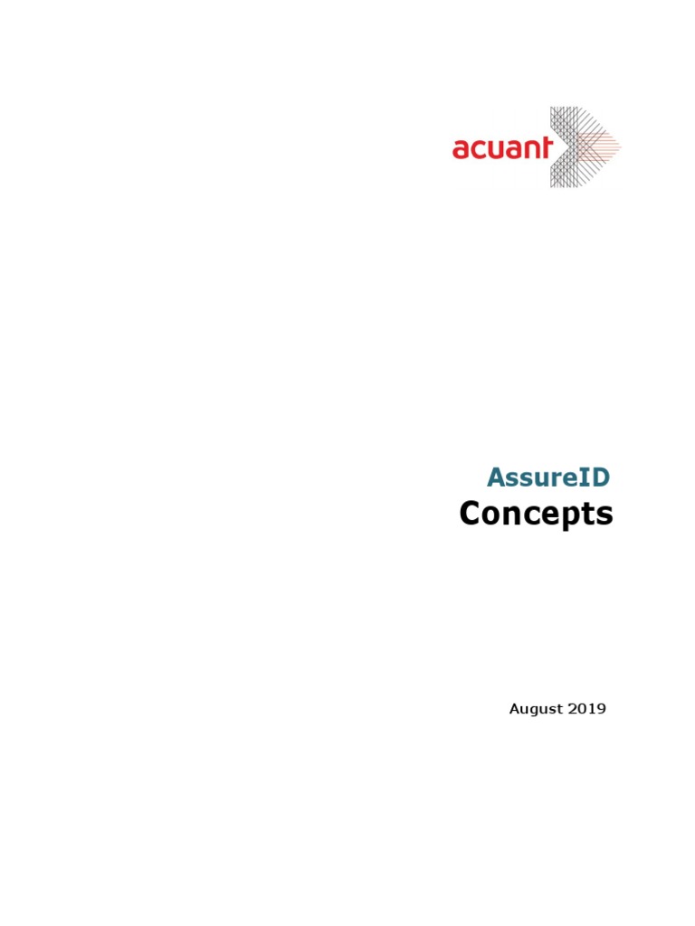 AssureID Concepts | PDF | Identity Document | Trademark