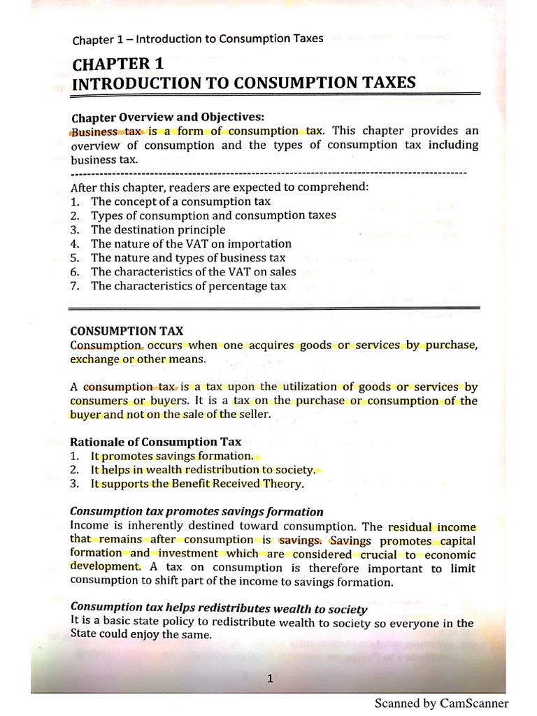 Business and Transfer Tax Chapter 1 | PDF