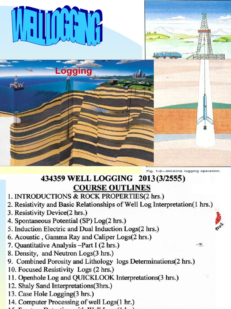 Well Logging Chapter 1 | PDF | Porosity | Civil Engineering