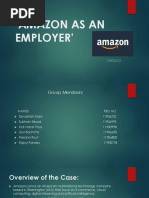 Amazon Communication Plan | PDF | Employment | Stocks