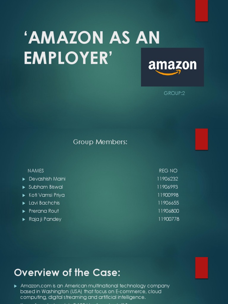 Amazon As An Employer | PDF | Organizational Culture | Employment
