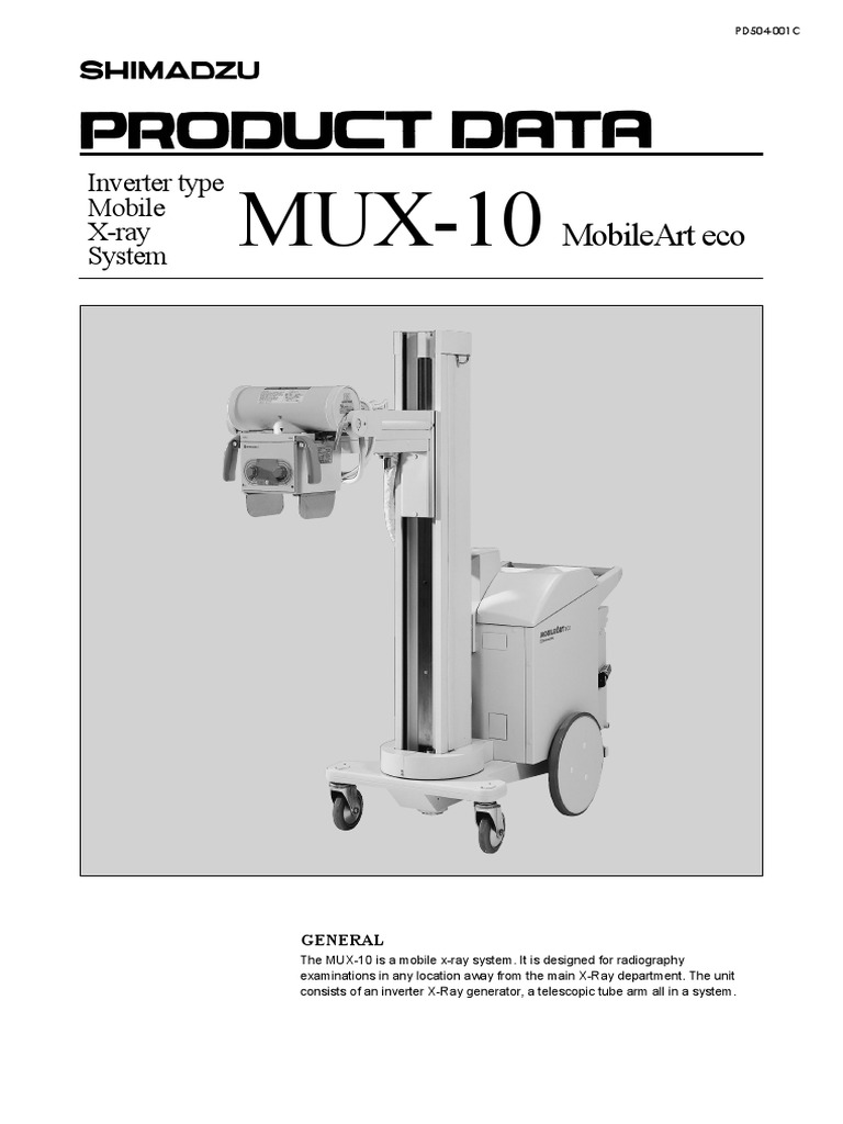 Portátil RX Shimadzu | PDF | Vacuum Tube | Electromagnetism