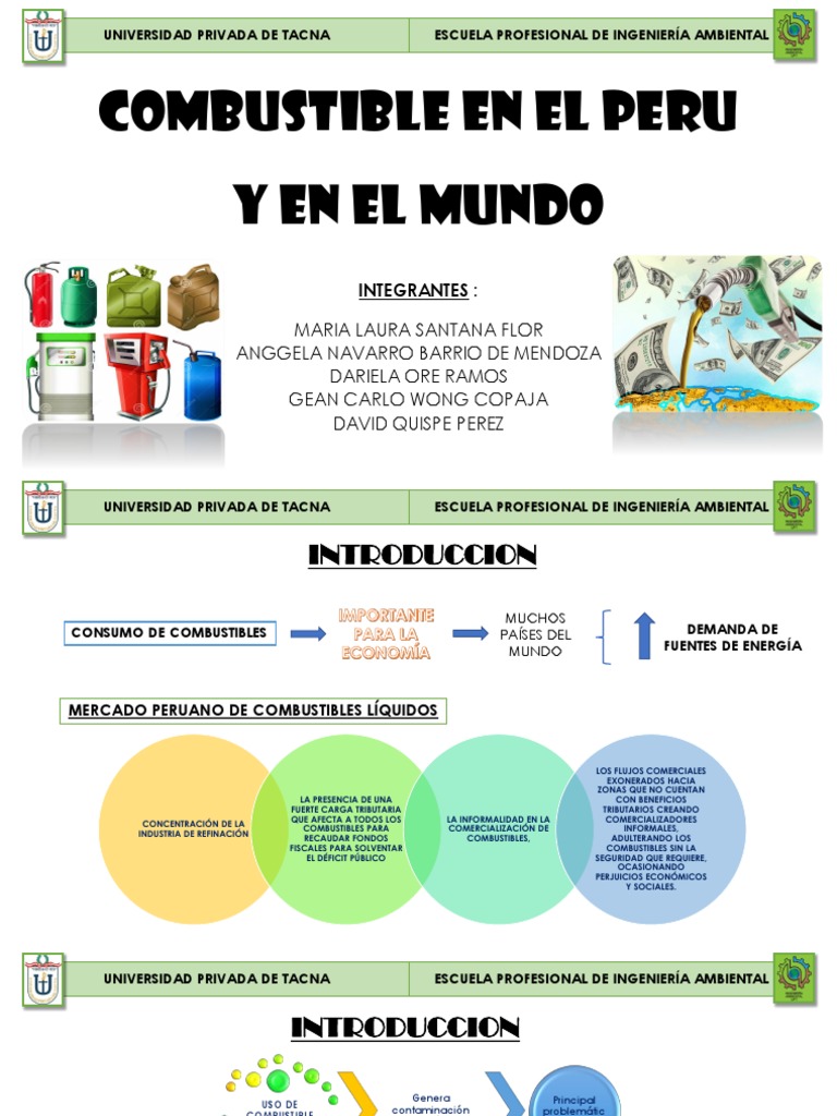 Combustible en El Peru y en El Mundo | PDF | Combustibles | Gas natural