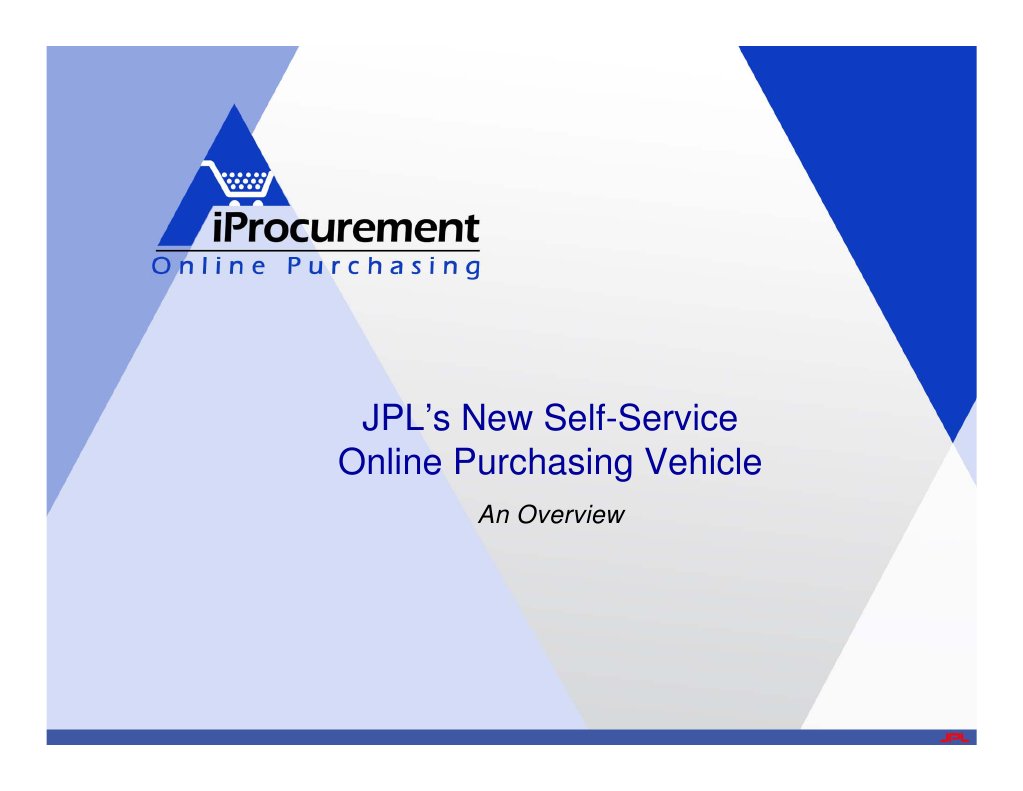 Iprocurement Overview | Digital & Social Media | Digital Technology
