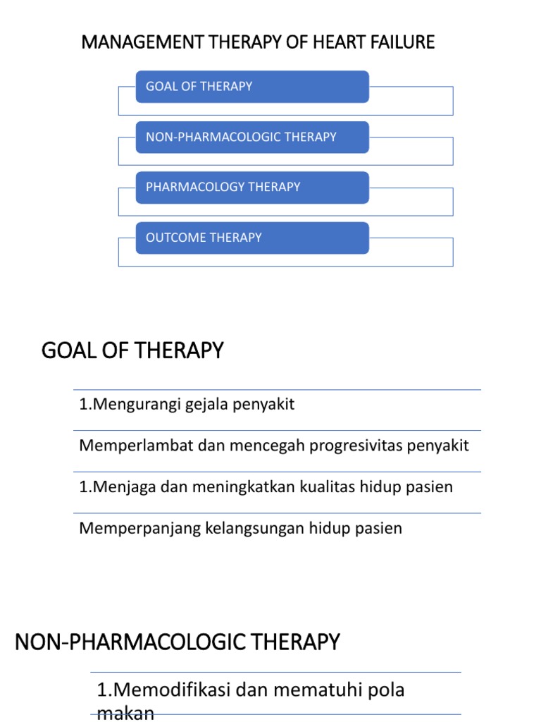 Management Therapy of CHF | PDF | Heart Failure | Cardiovascular System
