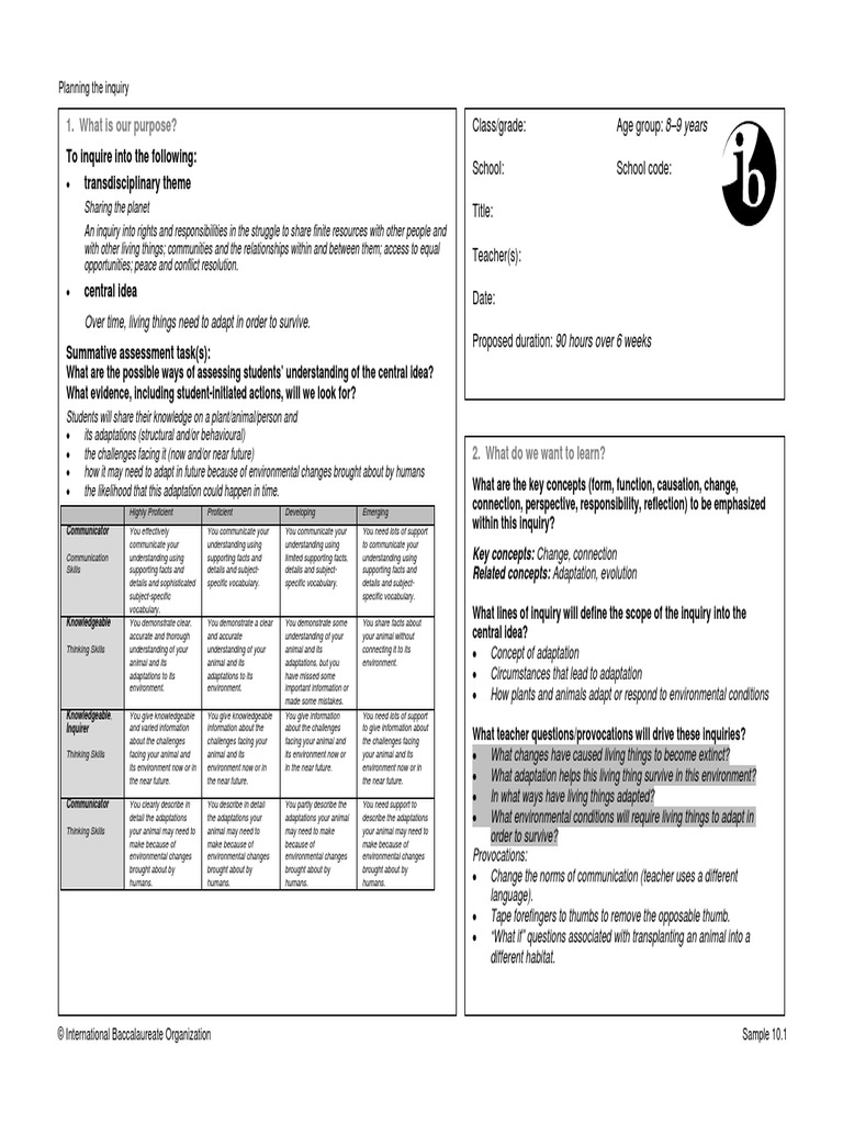 Adaptations Planner PDF | PDF | Adaptation | Expert