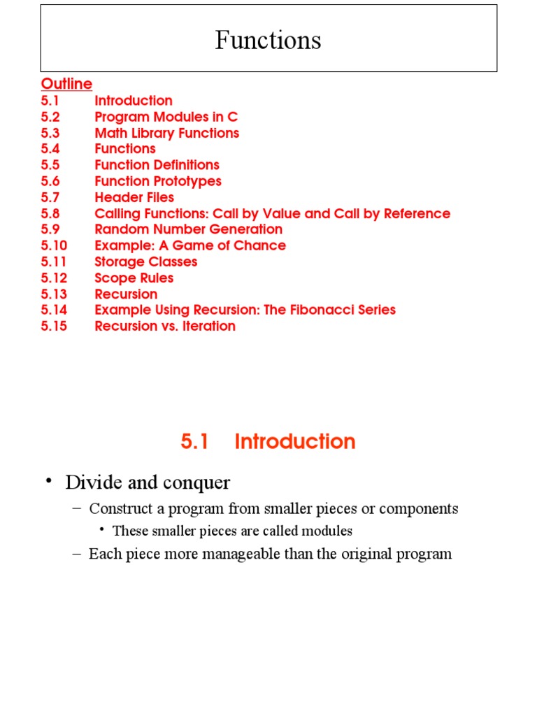 Functions | PDF | Scope (Computer Science) | Subroutine