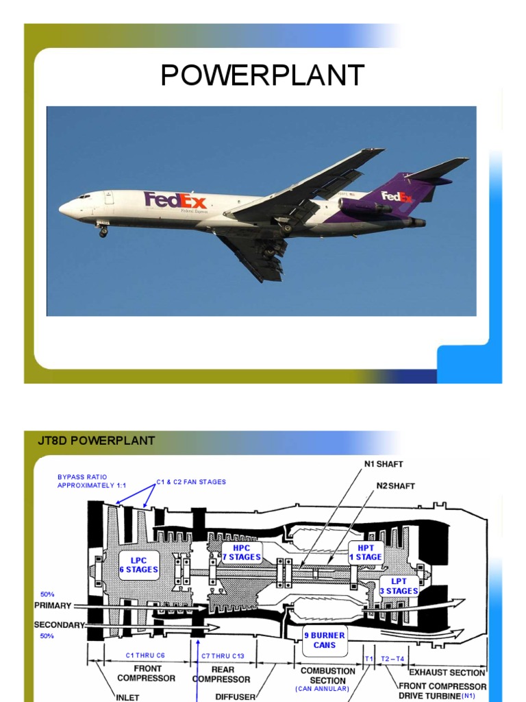 Boeing 727 - 71 (Gen Fam) | PDF | Engines | Engine Technology