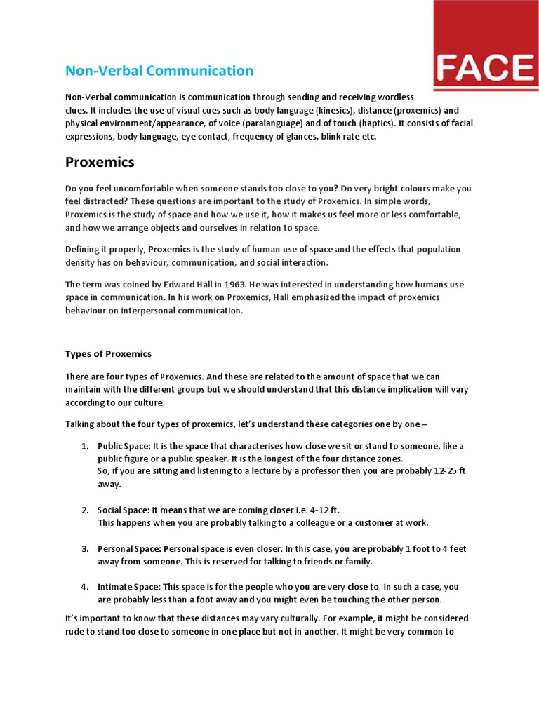 Non Verbal Communication | PDF | Nonverbal Communication | Negotiation