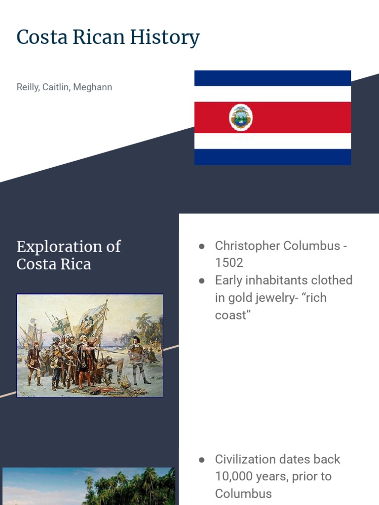 Costa Rican History Overview | PDF | Travel