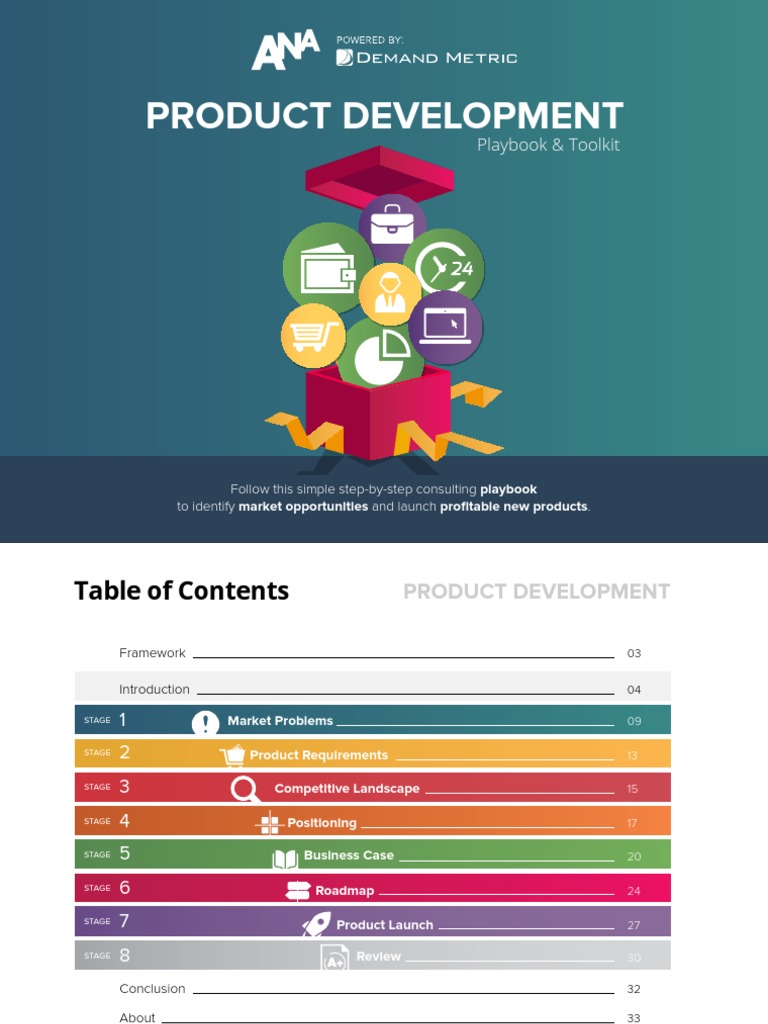 ANA Product Development Playbook | PDF | New Product Development | Market Segmentation