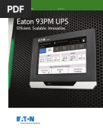 Eaton 93t Ups Datasheet | PDF | Alternating Current | Electricity