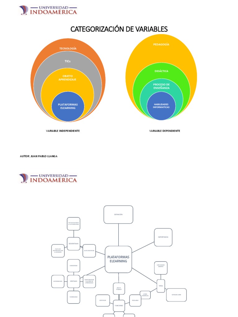 Categorización de Variables | PDF | Teoría de la educación | Pedagogía