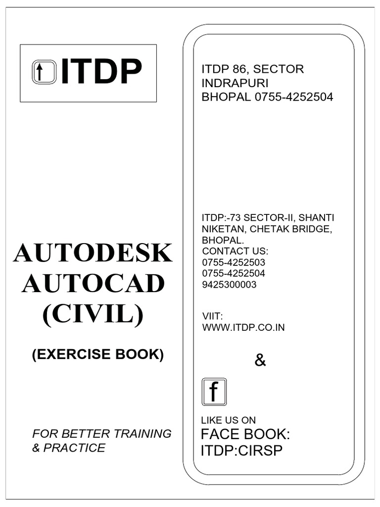 Autodesk Autocad (Civil) : (Exercise Book) | PDF | Elementary Geometry ...