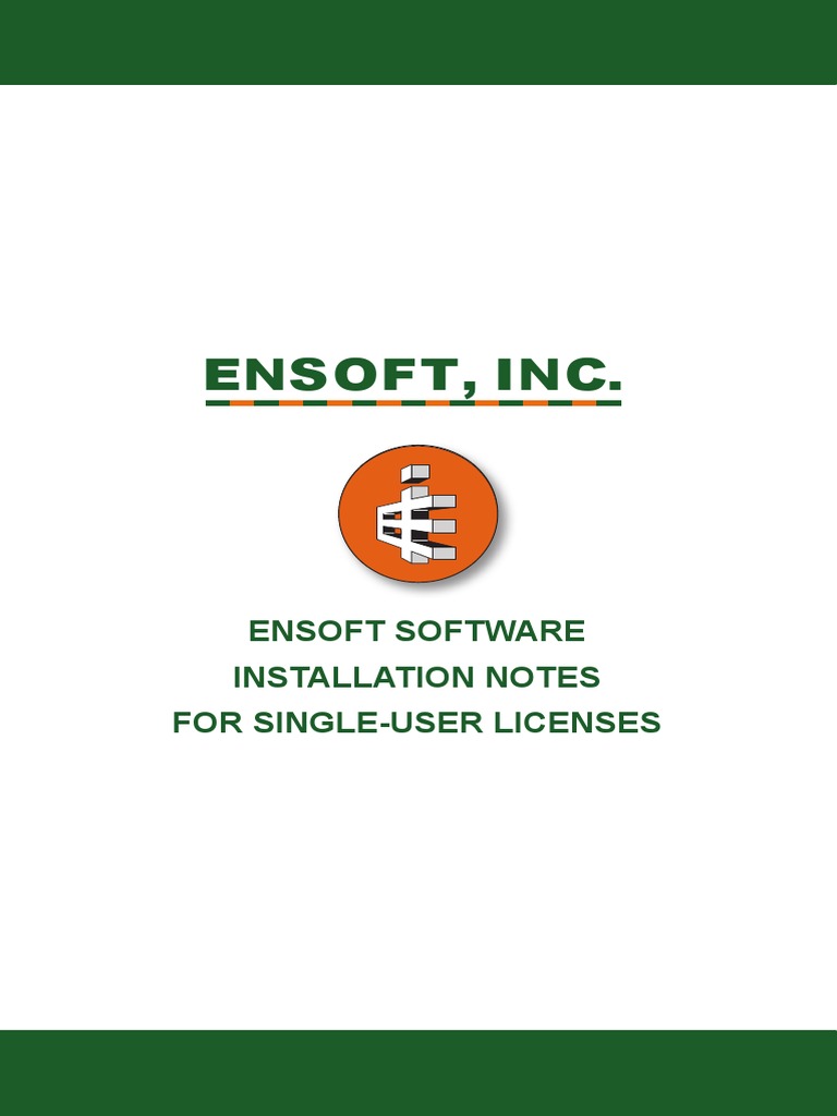 Ensoft Shaft Installation Notes | PDF | Installation (Computer Programs ...