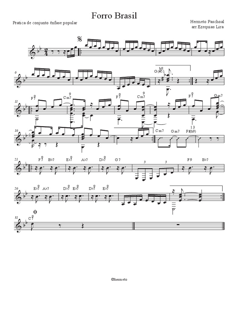 Forro Brasil - Acoustic Guitar A | PDF