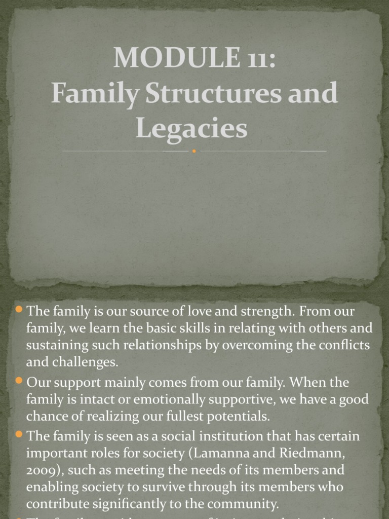 Family Structure | PDF | Parenting | Relationships