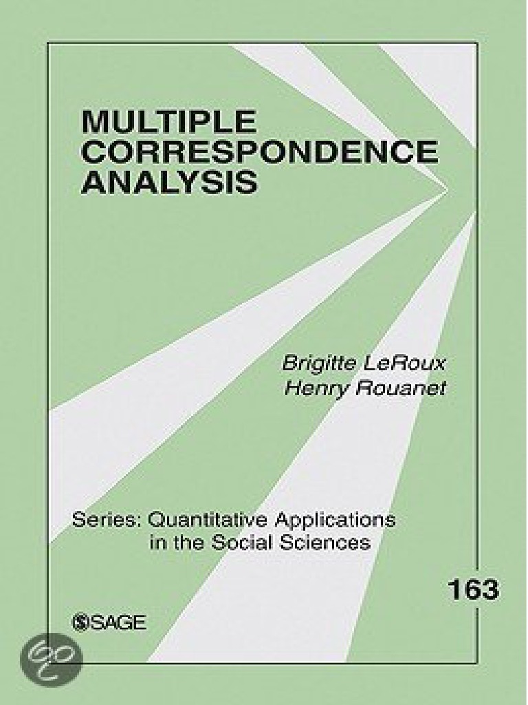 Professor Brigitte Le Roux, Professor Henry Rouanet - Multiple ...