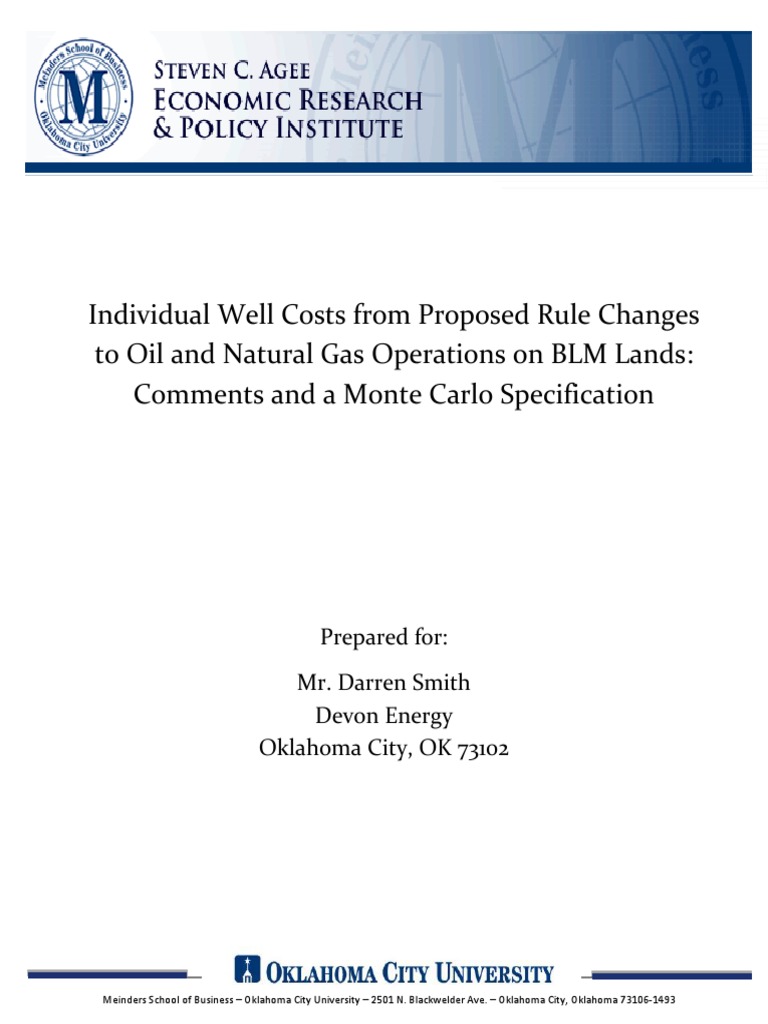 BLM Study | PDF | Cost–Benefit Analysis | Economics