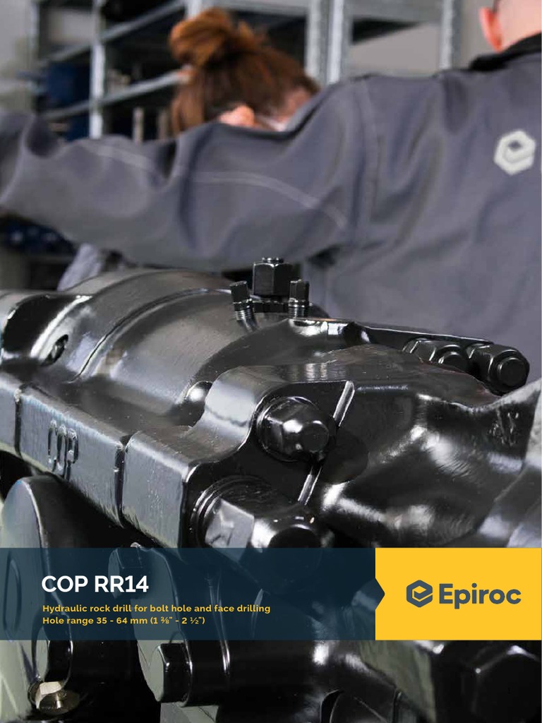 Perforadora Cop - Spec Rr14 Epiroc | PDF | Drilling | Drill