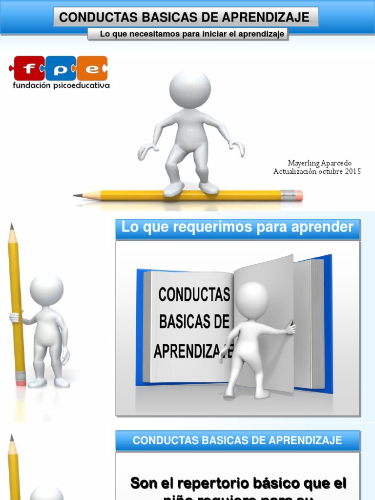 Conductas Básicas de Aprendizaje | PDF | Neuropsicología | Aprendizaje