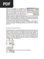 Método Simplex Con Solver Excel | PDF | Programación lineal | Microsoft Excel