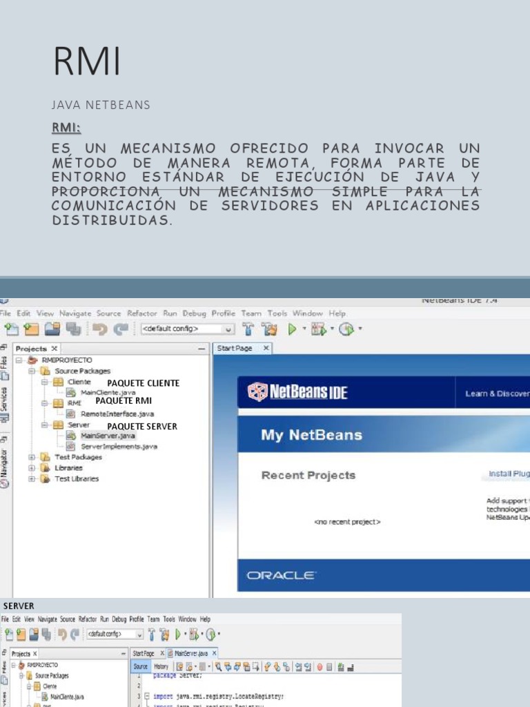 Rmi - Netbeans Ejercicio 2 | PDF
