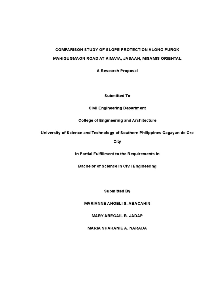 Slope Protection Study | PDF | Soil | Erosion