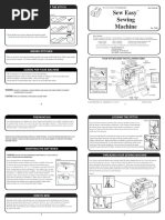 Lervia kh4000 Machine Manual | PDF | Sewing Machine | Sewing