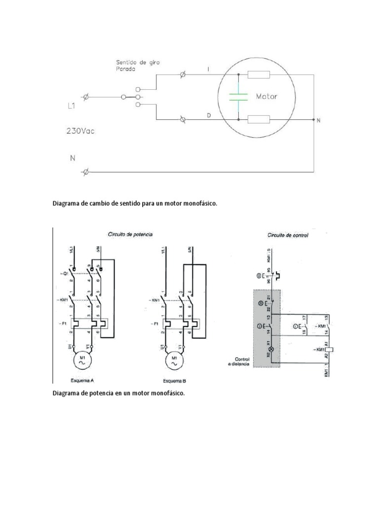 Diagrama de Motor Monofásico | PDF | Tecnología