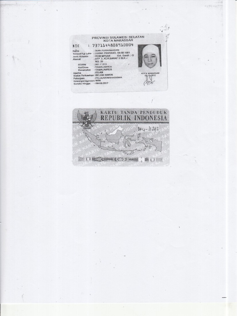 Fotocopy KTP PDF | PDF