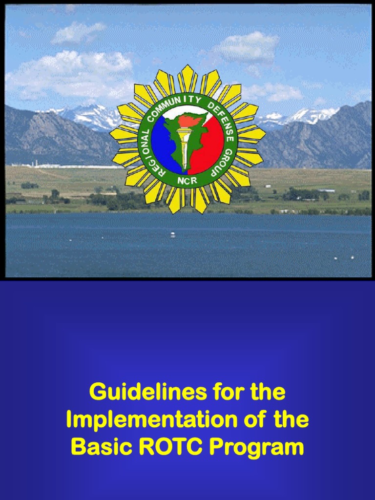 Rotc Guidelines On NSTP PDF | PDF | Reserve Officers' Training Corps ...