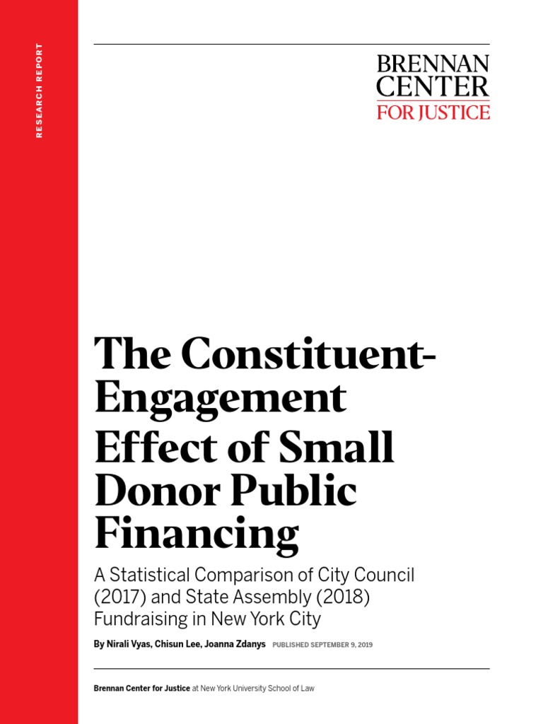 The Constituent-Engagement Effect of Small Donor Public Financing ...