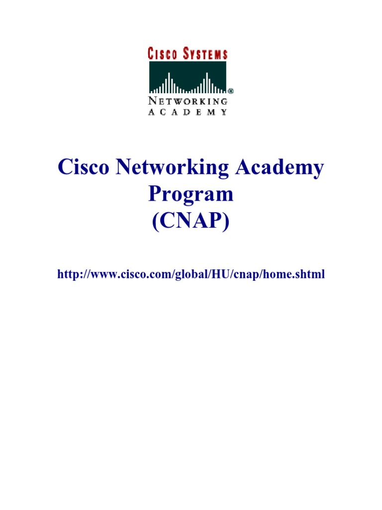 Cisco Networking Academy Program (CNAP) | PDF | Cisco Certifications | Personal Trainer