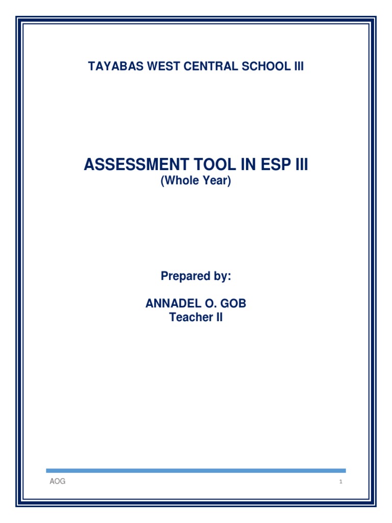 Esp 3 Summative Pdf Pdf