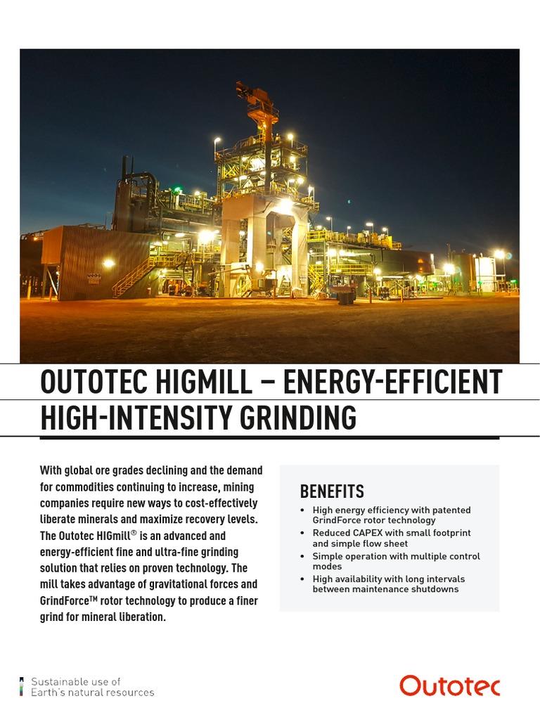 Ote Higmill Brochure 2019 Web | PDF | Mill (Grinding) | Pump