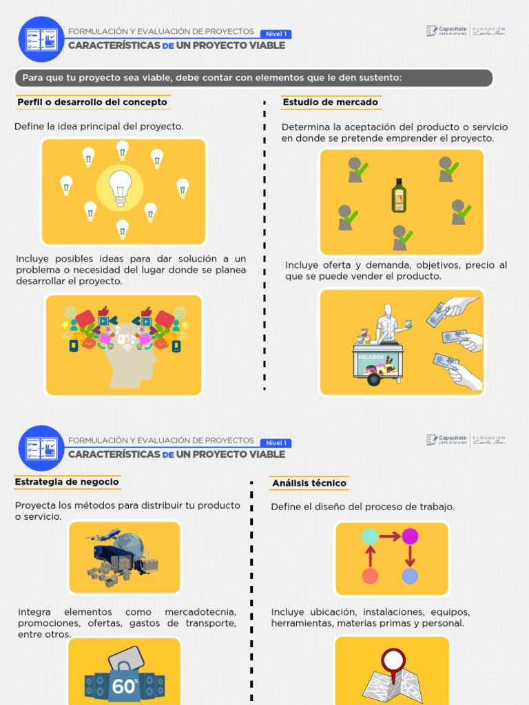 Caracteristicas de Un Proyecto Viable PDF | PDF | Producto (Negocio ...