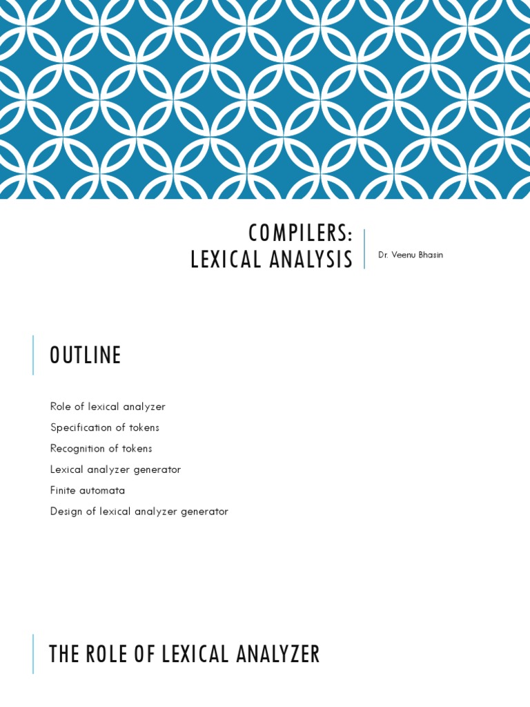 Compilers CH 3 | PDF | Formalism (Deductive) | Areas Of Computer Science