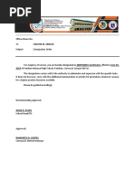 Designation Letters 2016 Sample | PDF | Head Teacher | Public Economics