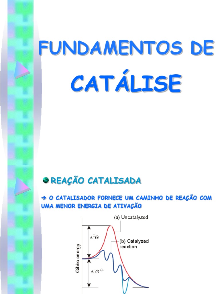 Aula - Fundamentos de Catálise | PDF | Catálise | Composto de coordenação