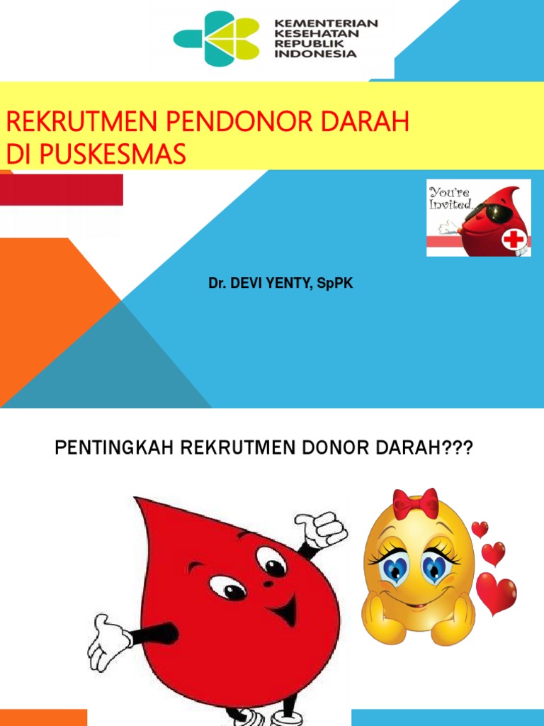 Rekrutmen Calon Pendonor Darah | PDF