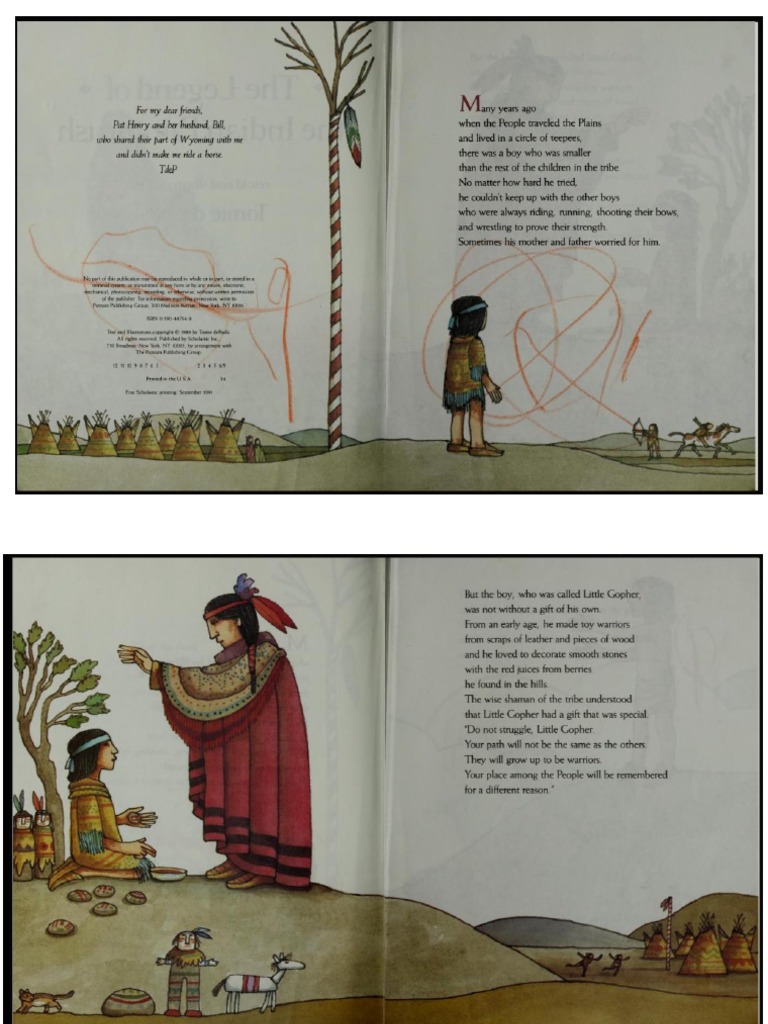 The Legend of The Indian Paintbrush Por Tomie Depaola | PDF